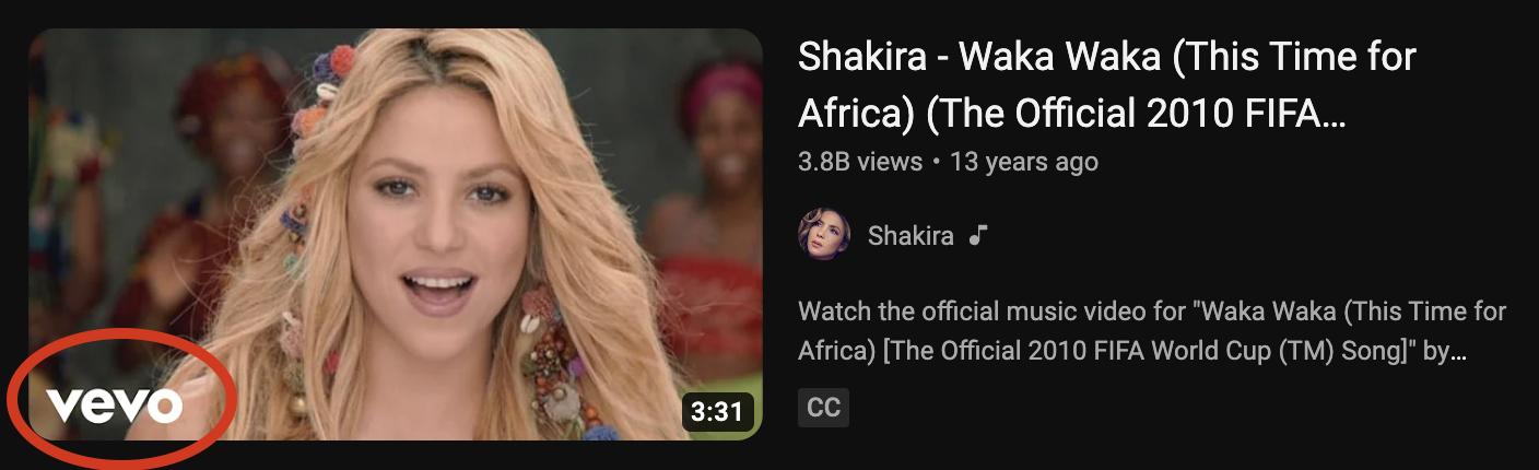 The Vevo watermark is missing from my video! – Vevo