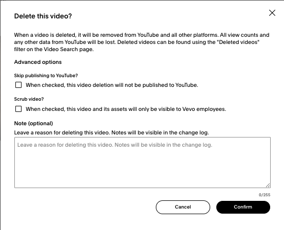How to Delete a Video in Backstage – Vevo